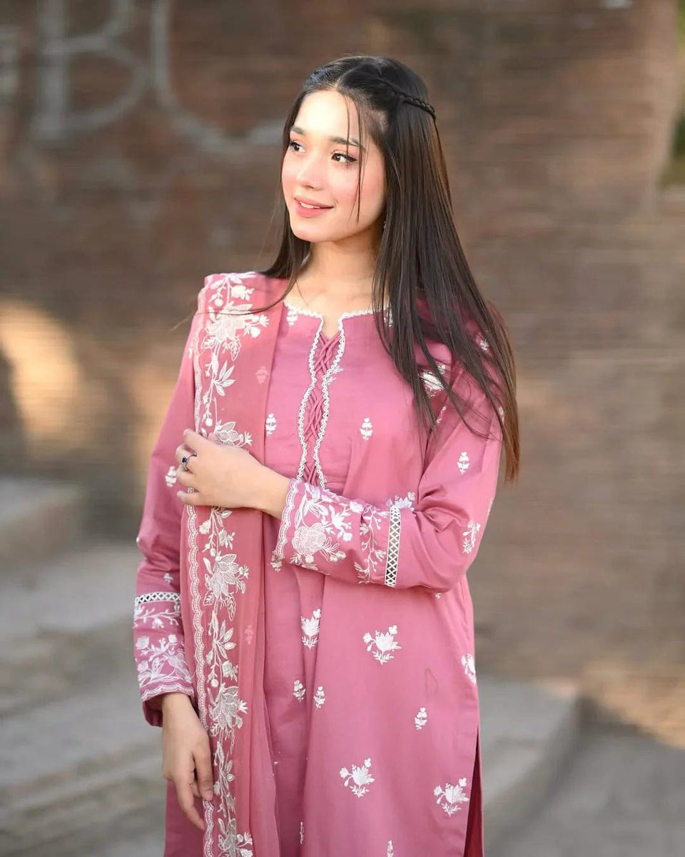 Heavily Embroidered Front With Intricate Traditional Patterns ...